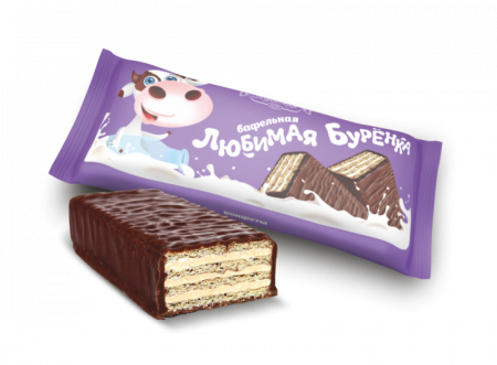 Конфеты Кондитерская фабрика Пермская "Любимая Бурёнка" вафельные, 1кг