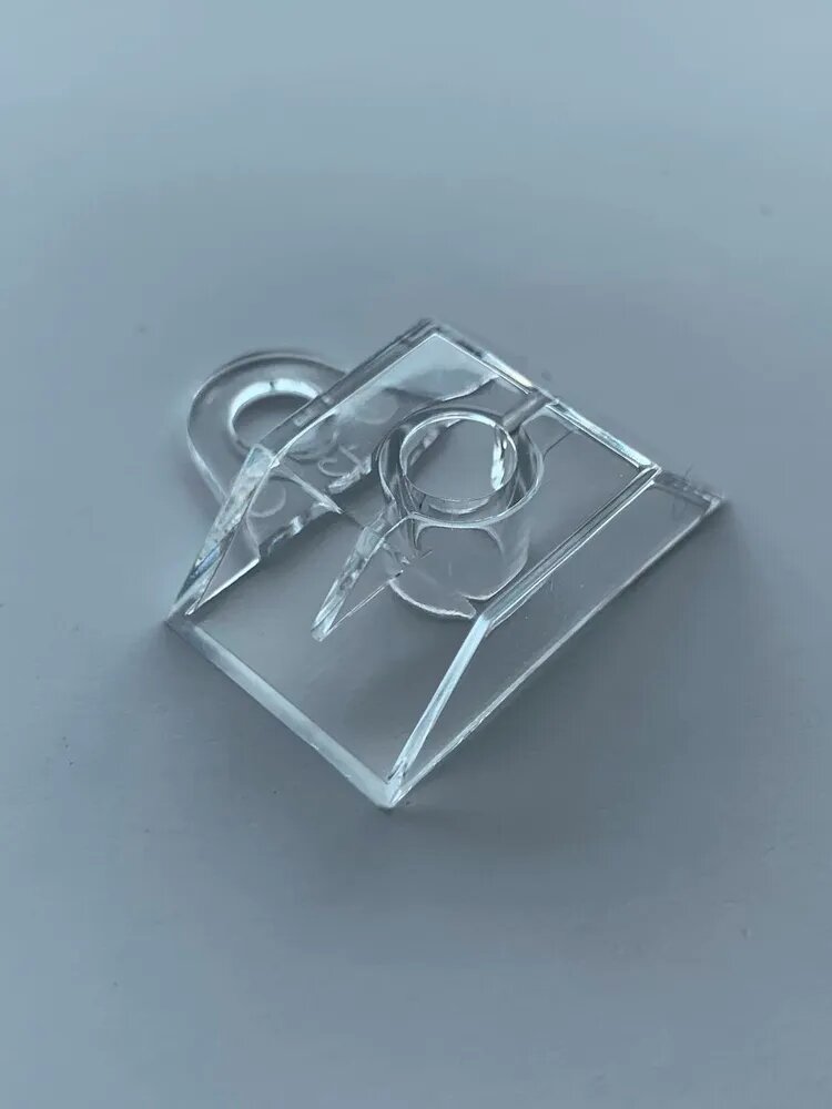 Монтажная подставка С-8 прозрачная трапшайба под профилированный поликарбонат С-8 (25 шт.)