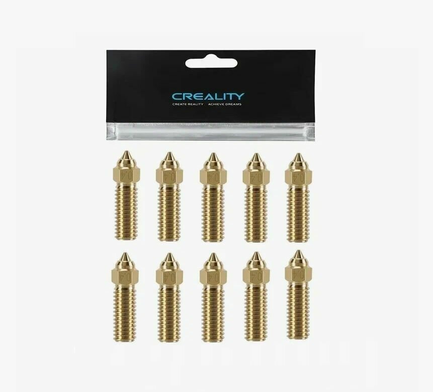 Оригинальное сопло для 3д принтера Creality K1 латунь 0,4 мм.
