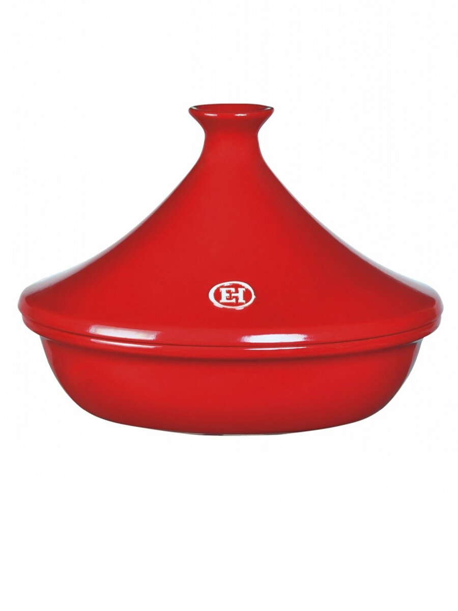 Тажин Emile Henry II, 27 см, 2 л, цвет гранат, жаропрочная керамика