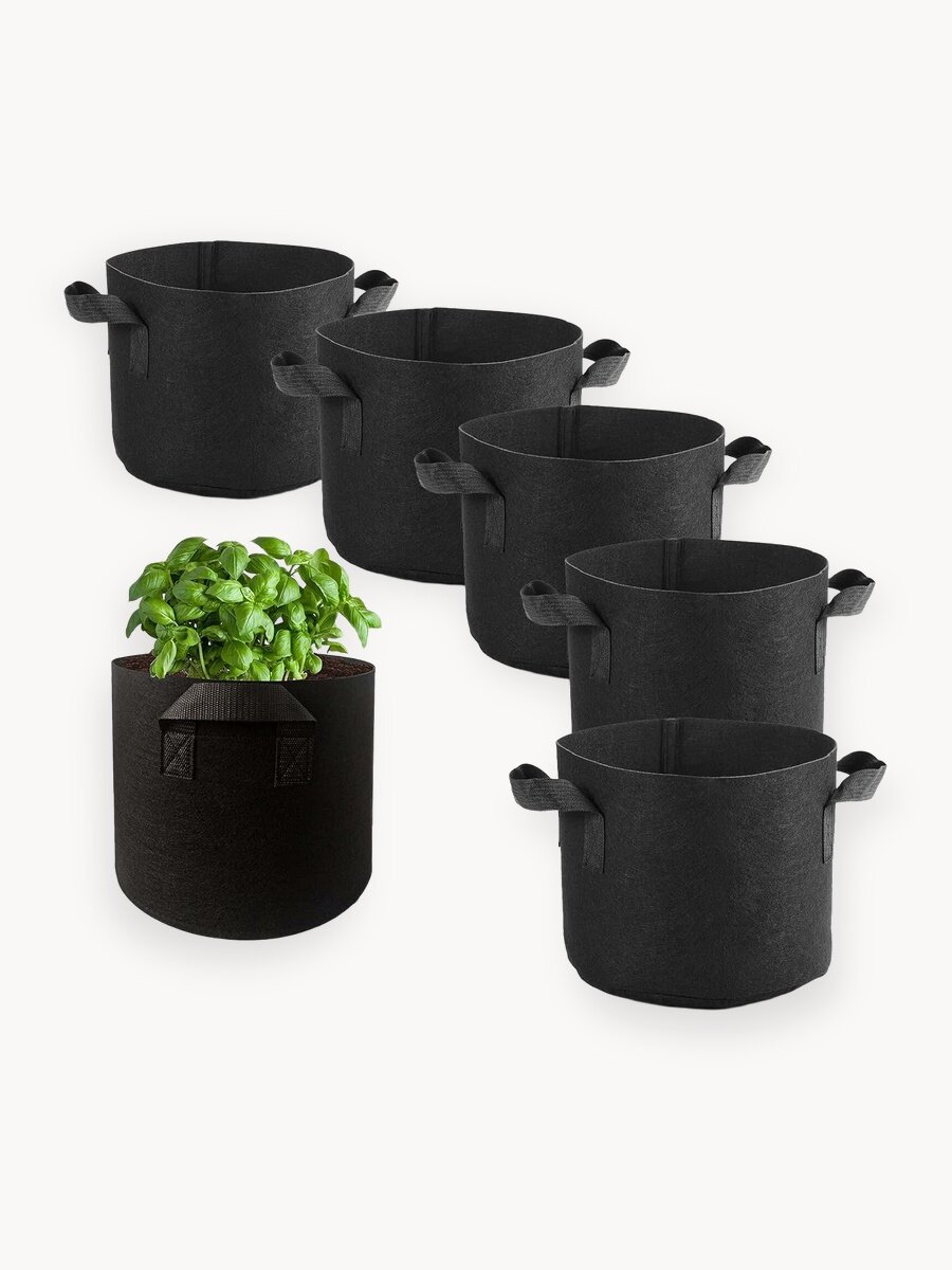 6шт посадочных пакетов для выращивания овощей, фасоли, клубники, цуккини, баклажанов и цветов