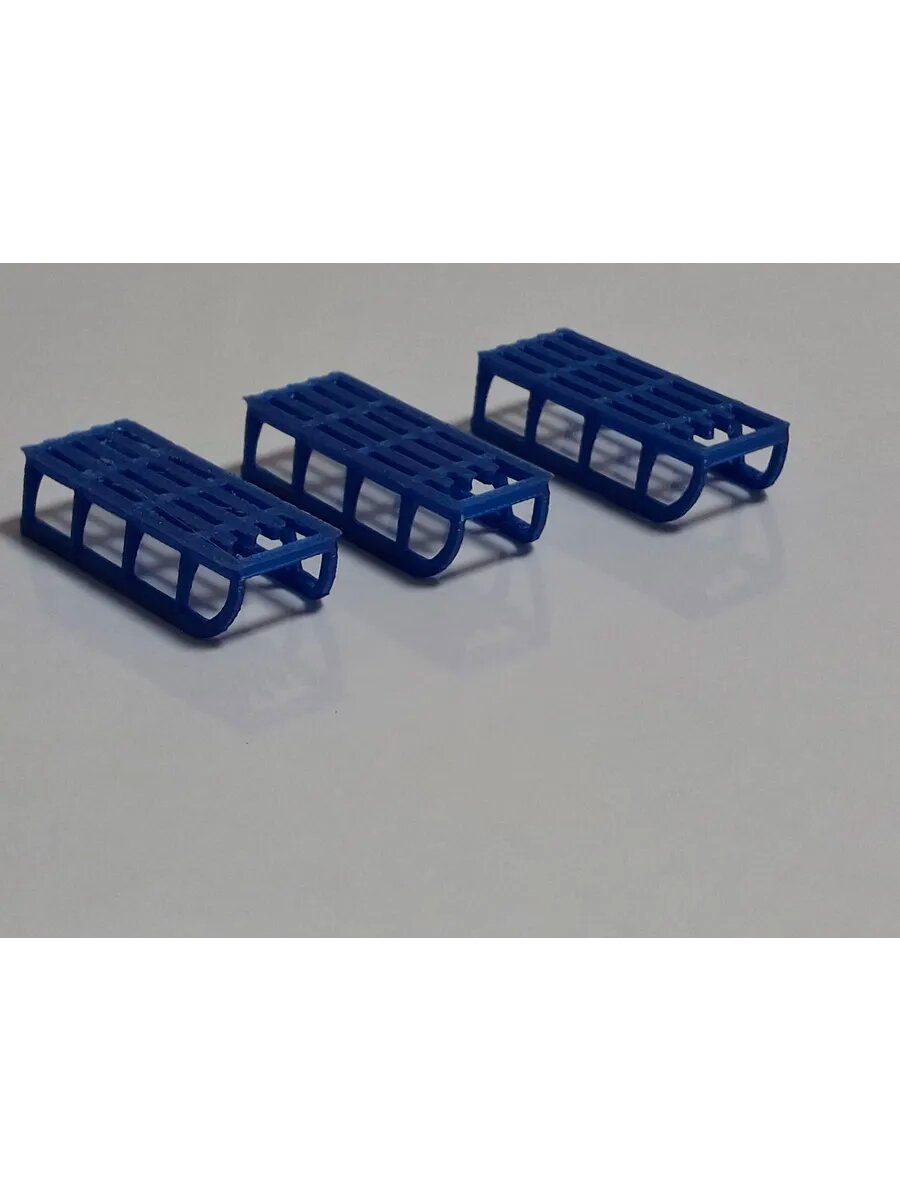 Набор миниатюр "Санки" - 3 шт 40*20*12 мм для ватной игрушки