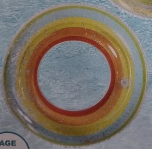 35644 Jilong надувной круг разноцветный 90см. 9+, красный