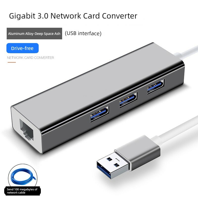 Сетевой адаптер для ноутбуков Huawei MateBook 14/D15/16, конвертер сетевого порта Type-C, переходник USB 3.0,