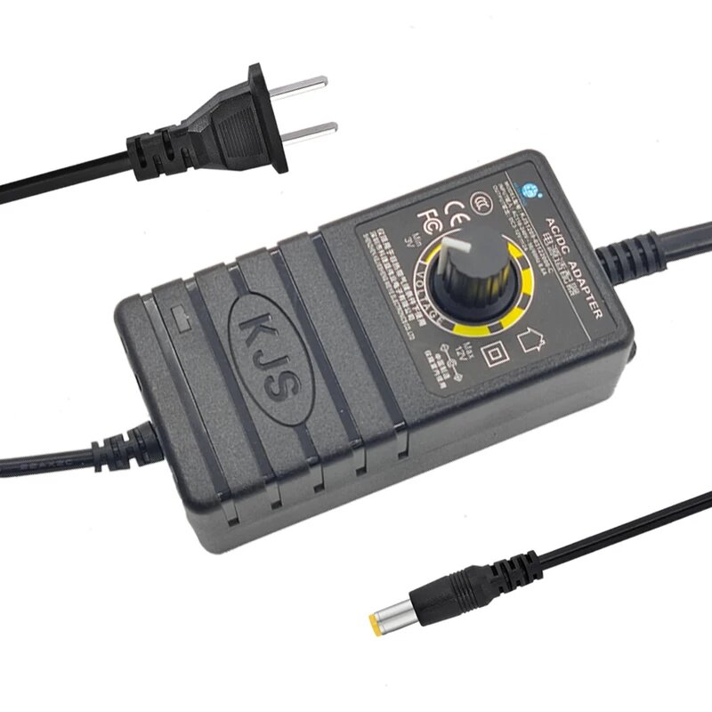 Регулируемый адаптер питания 3-12V2A, 24 Вт постоянного тока, очиститель воздуха, охлаждающий вентилятор, регулятор