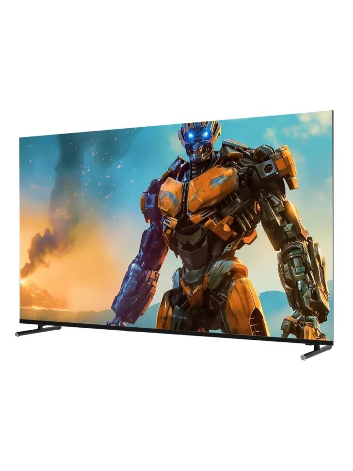 Телевизор Sber SDX 50UQ6032, QLED, диагональ 50", черный, безрамочная панель