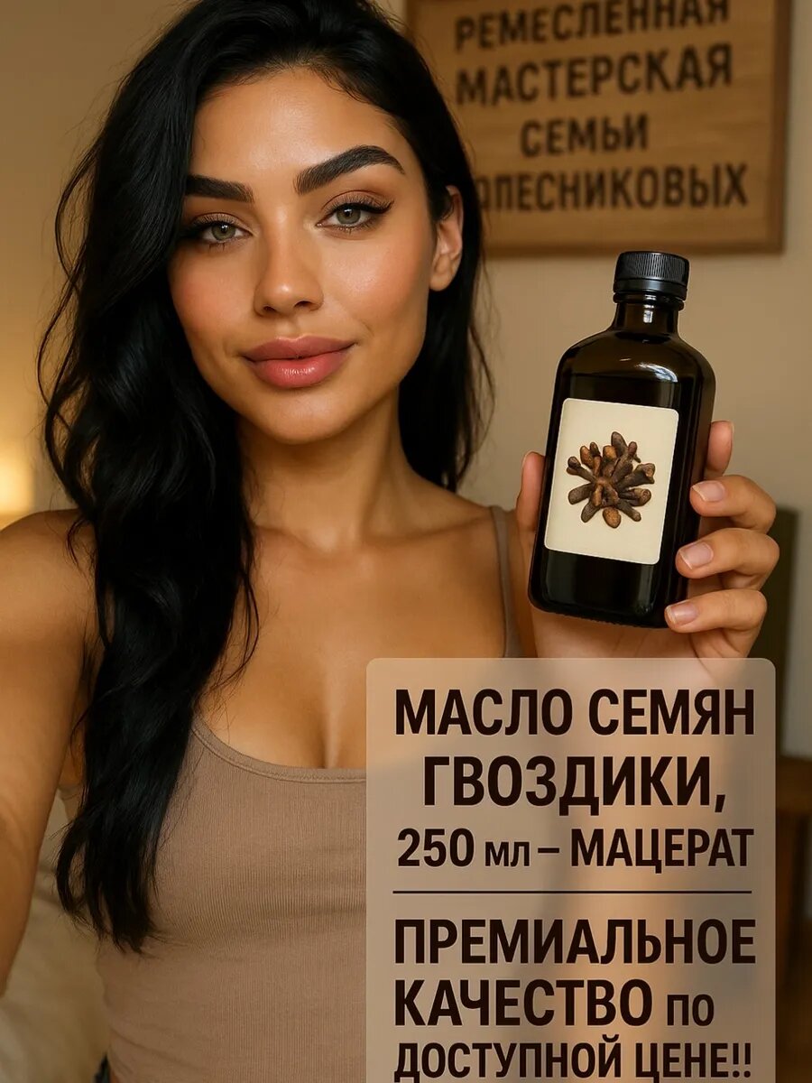 Масло гвоздики - мацерат 250 мл.