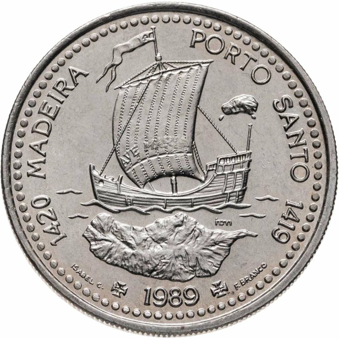 Португалия 100 эскудо (escudos) 1989 Золотой век открытий - Открытие острова Мадейра