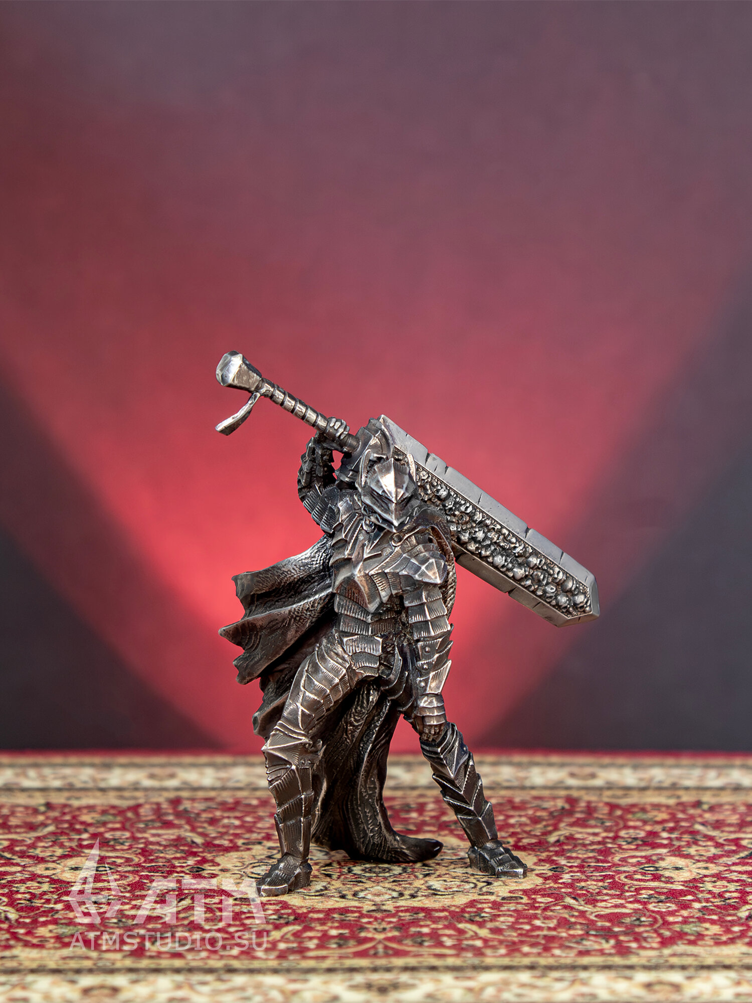 Фигурка Гатс Берсерк металлическая коллекционная аниме / Guts Berserk anime