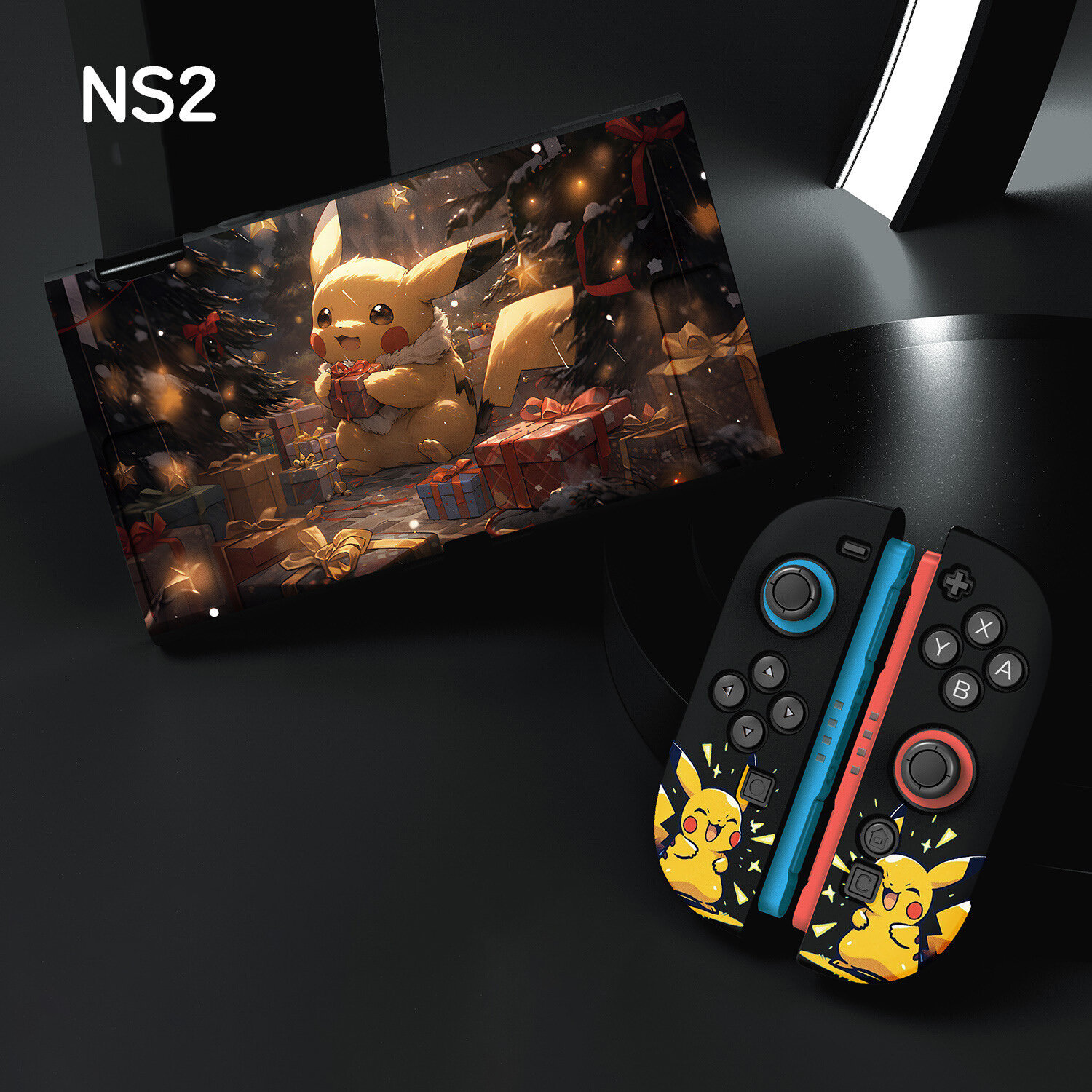 Чехол RL на Nintendo Switch 2, силиконовый, Генгар, Белый/Фио
