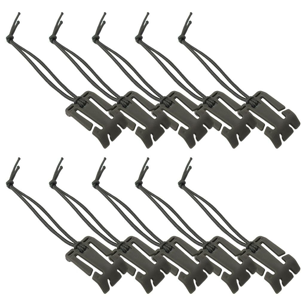 Клипсы тактические «Доминаторы» (10 шт.), Армейский зеленый