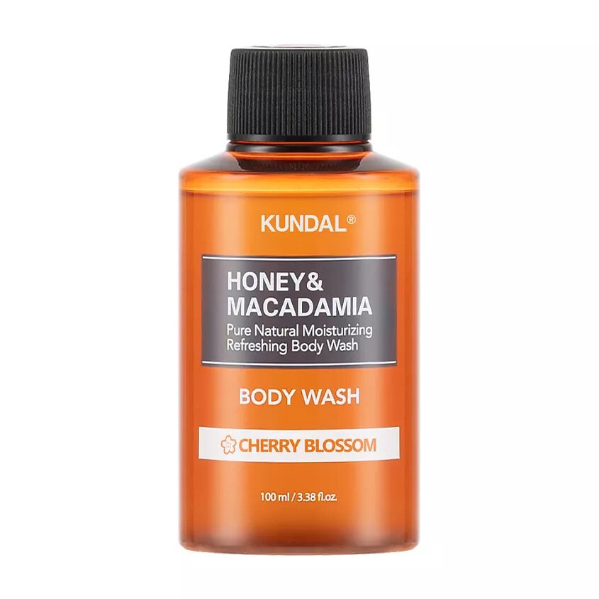KUNDAL Гель для душа Цветок вишни Honey & Macadamia Body Wash, 100 мл