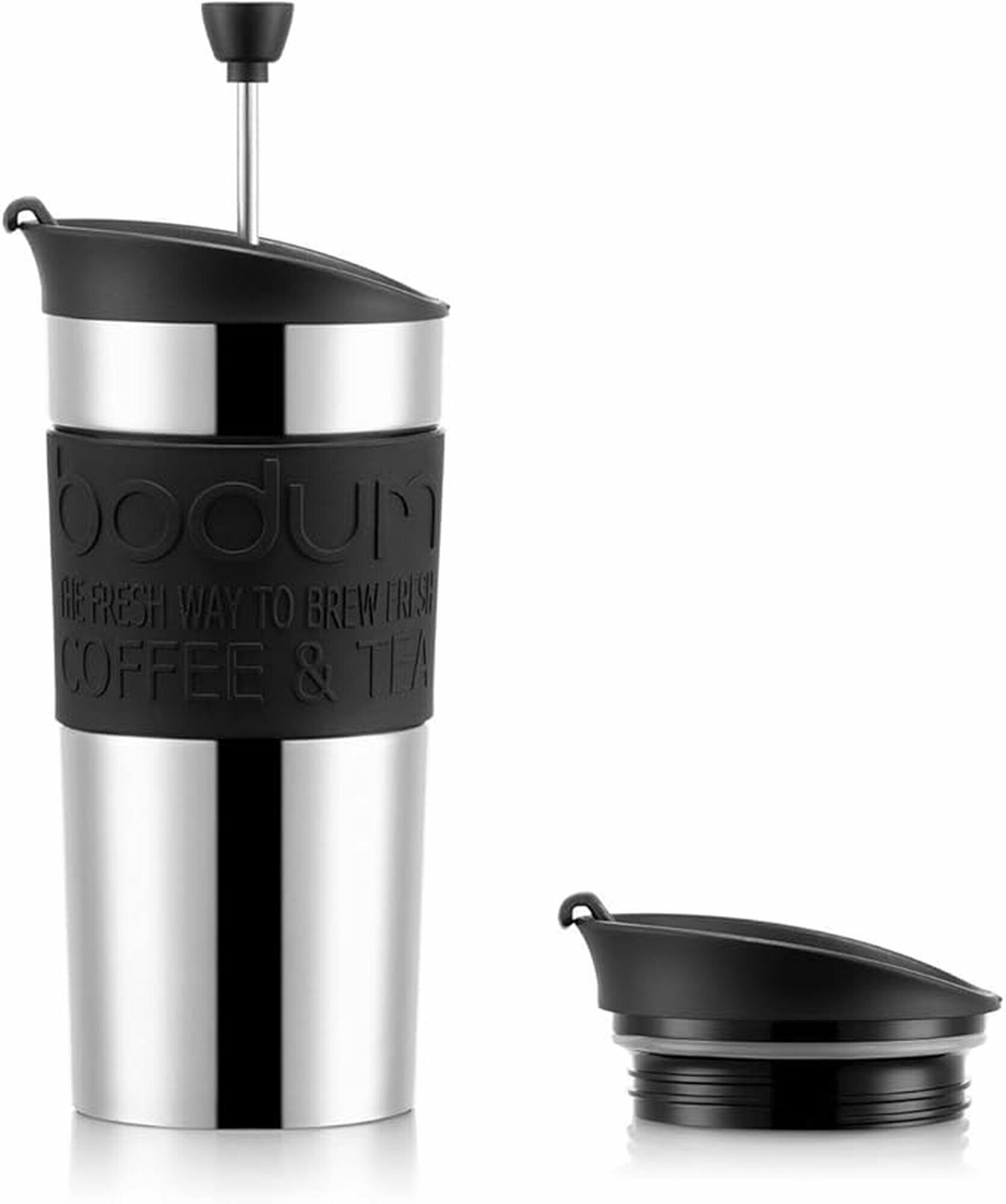 Френч-пресс дорожный Bodum Travel French Press K11067-01, 0.35 л, цвет черный