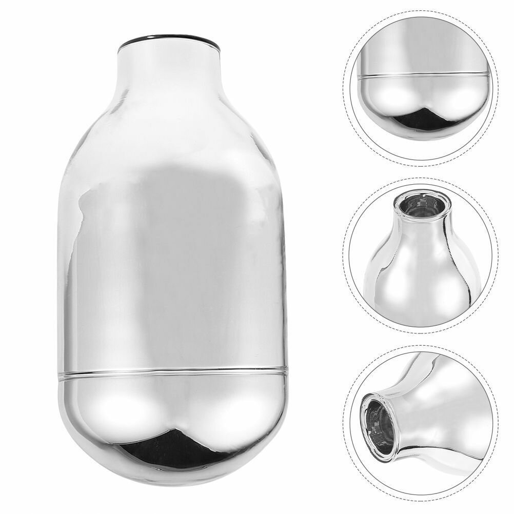 Колба Для Термоса Из Стекла Для Дома 1.3 Л С Серебристым Покрытием