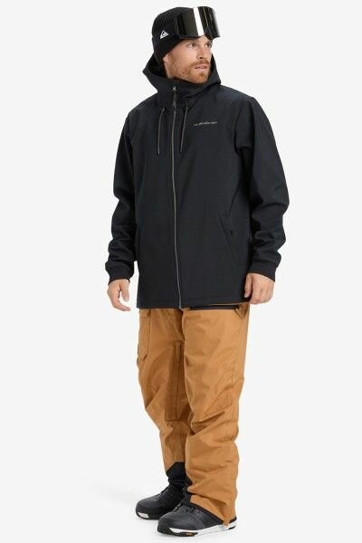 Куртка Quiksilver Базовая коллекция, размер XL, черный — фото 1
