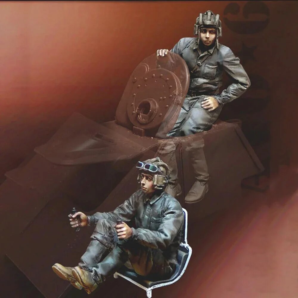 Набор моделей фигурок MEEKLION MODEL 1/35, военная тематика (2 шт.)