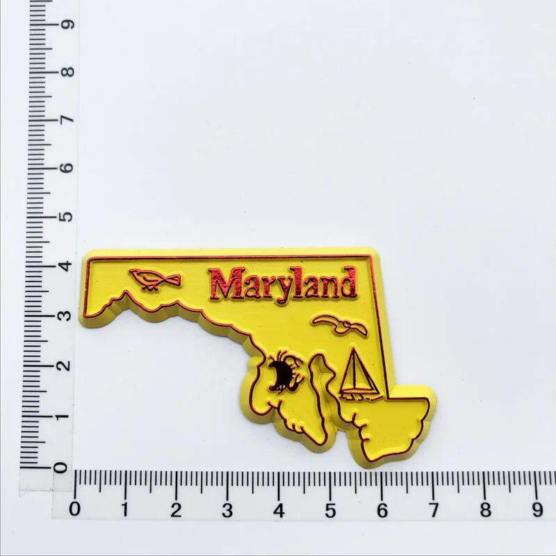 Магнит на холодильник "Карта штатов США" Maryland