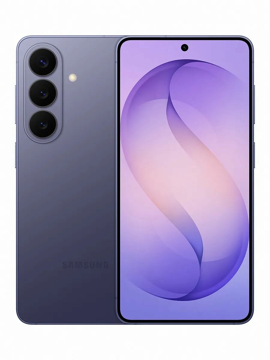 Смартфон Samsung Galaxy S26, 50 Мп, 10 ядер, экран Dynamic AMOLED 2X, 12/256ГБ, фиолетовый