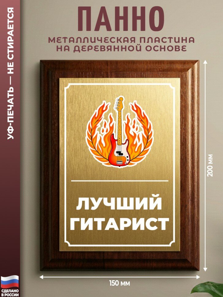 Настенный диплом "Лучший гитарист"