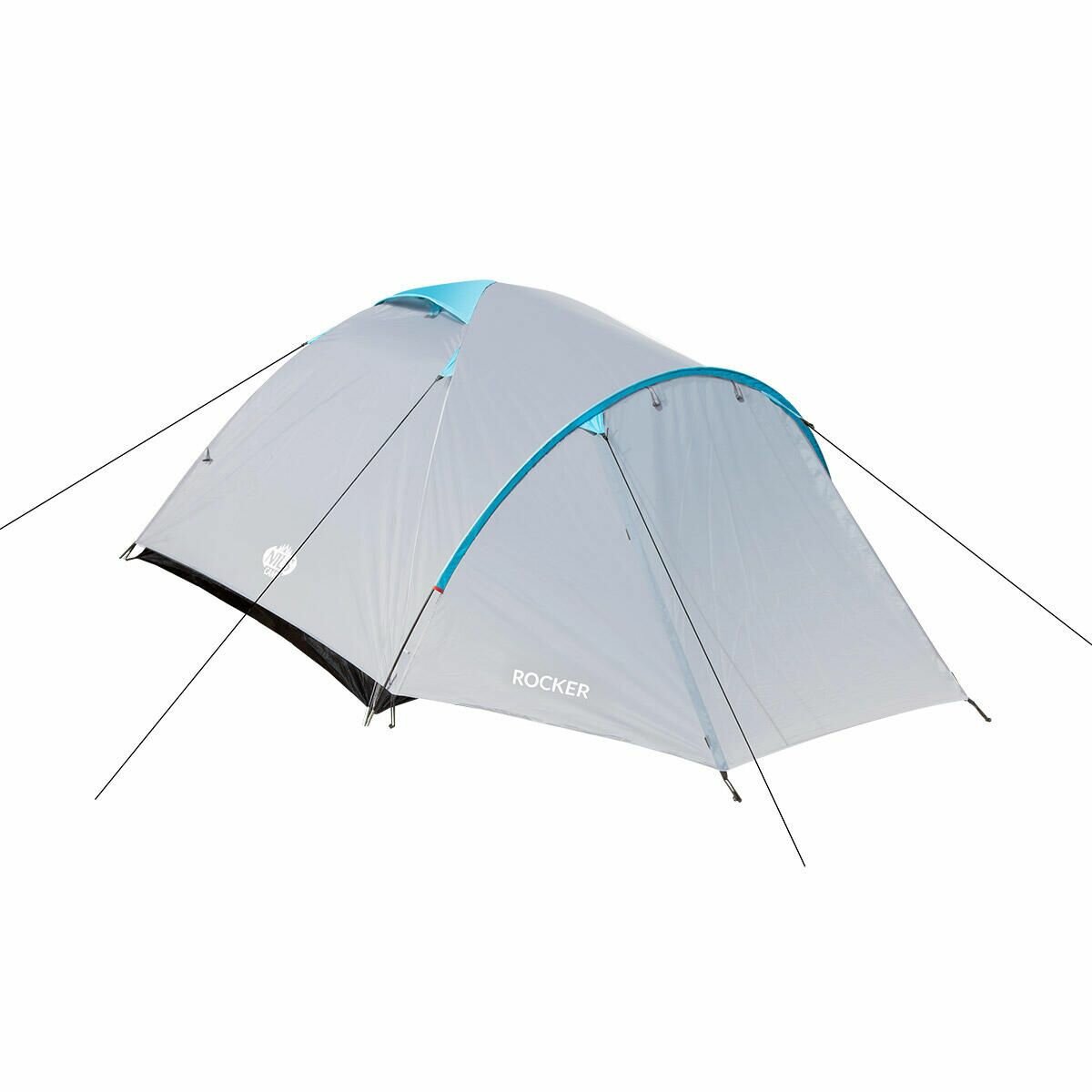 Кемпинговая палатка Nils Camp Rocker NC6013, Decathlon, Цвет: Серый / Синий, Размер: 3 человека