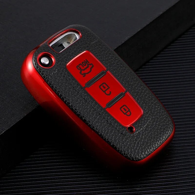 Чехол на ключ Kia Hyundai Red