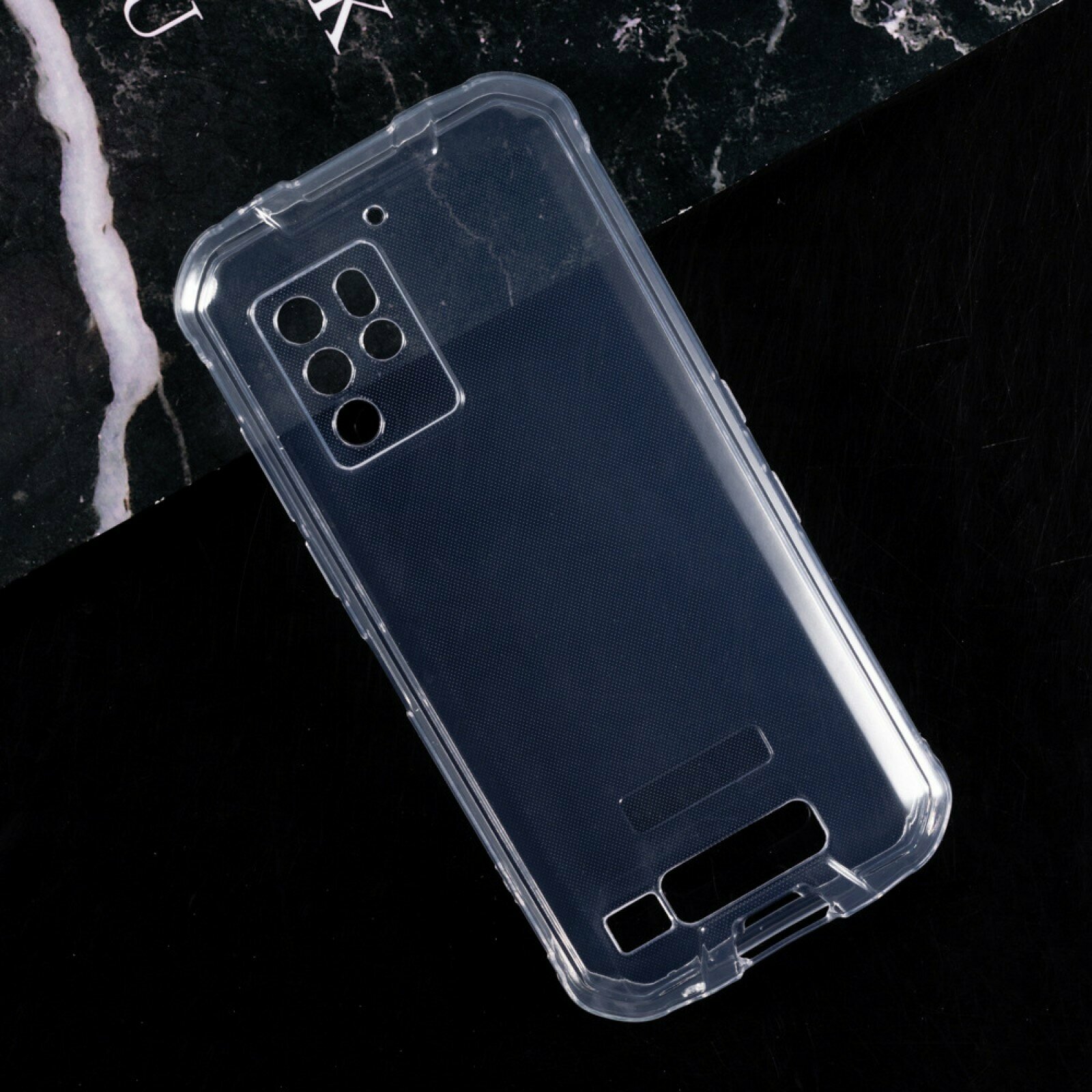 Чехол панель-накладка MyPads для Oukitel WP10 ультра-тонкий силикон прозрачный
