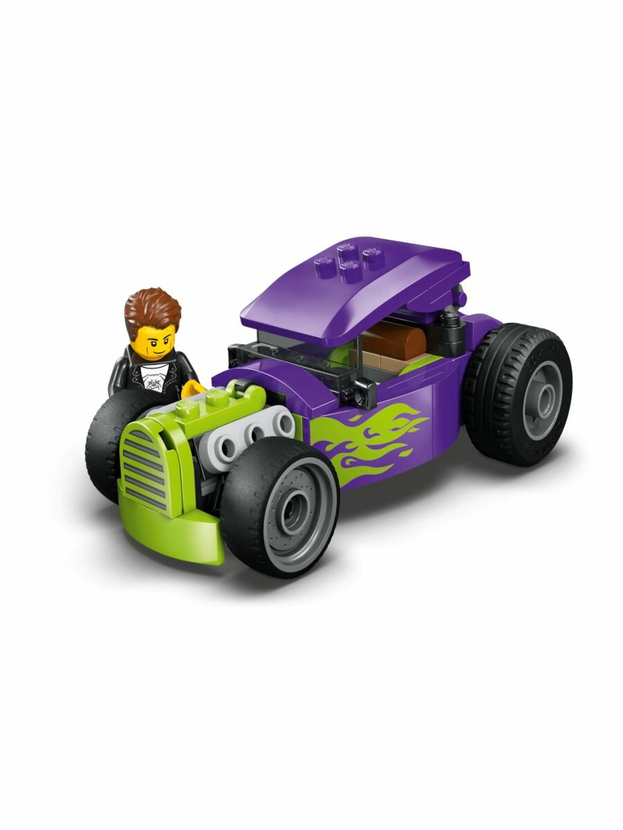 60485 Пластиковый Конструктор Lego City 60485 Hot Rod Машина Хот-род