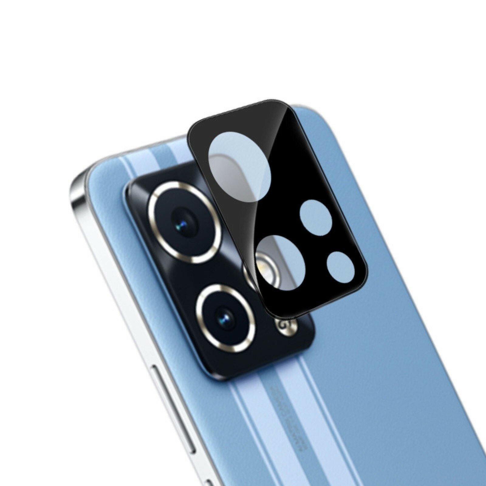 Защитное стекло MyPads для объектива камеры Honor 90 GT с черной рамкой