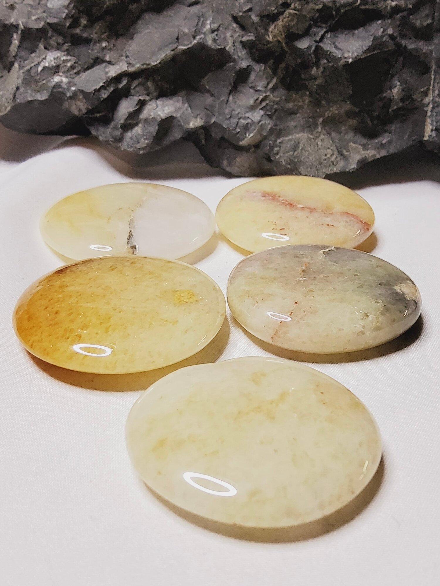 Антистресс натуральный камень Авантюрин желтый 2 сорт 20-30 гр