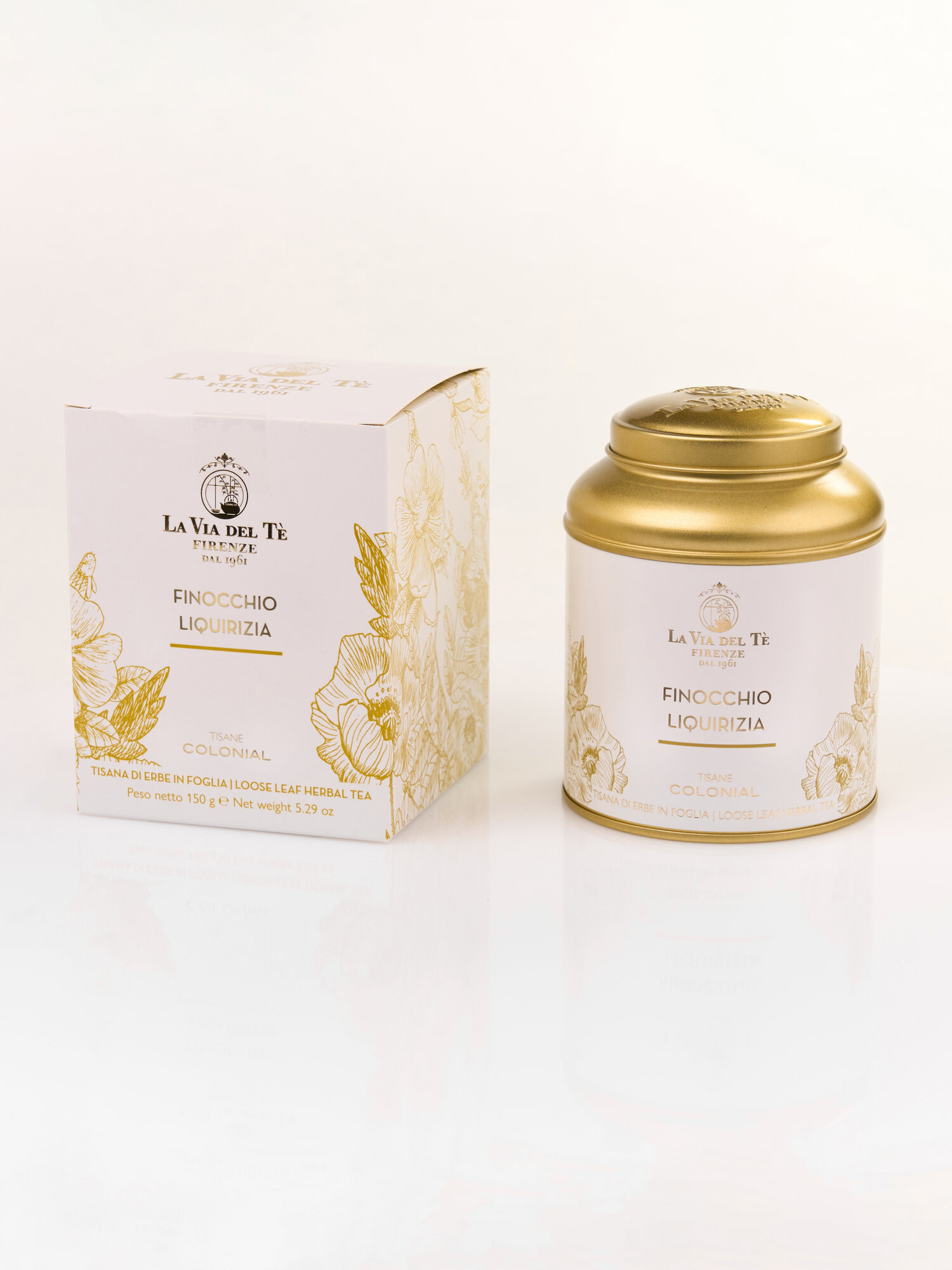 La Via Del Te. Итальянский травяной чай. Фенхель Солодка 150 гр.