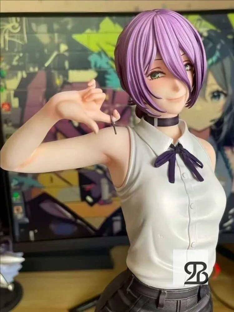 Фигурка Аниме Reze из Chainsaw Man 33 см виниловая коллекционная модель для девочек и мальчиков