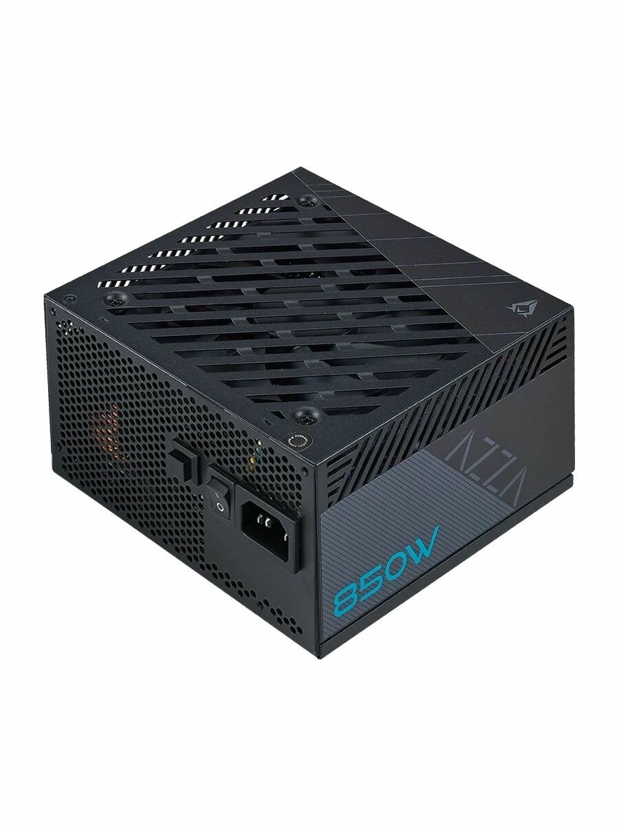 Блок питания Azza ATX 850W PSAZ-850GM Gen.5 80+ gold (20+4pin) APFC 120mm fan 5xSATA Cab Manag RTL