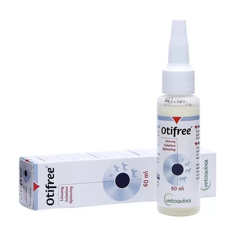 Лосьон Vetoquinol Otifree 60 мл для очистки ушей для кошек и собак