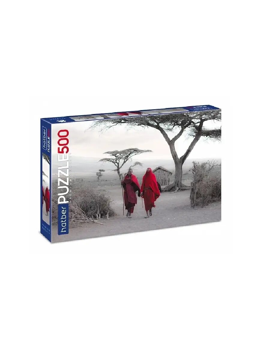 Hatber `Premium` пазлы-игра 500 элементов А2ф 480х330мм -Дыхание Африки-