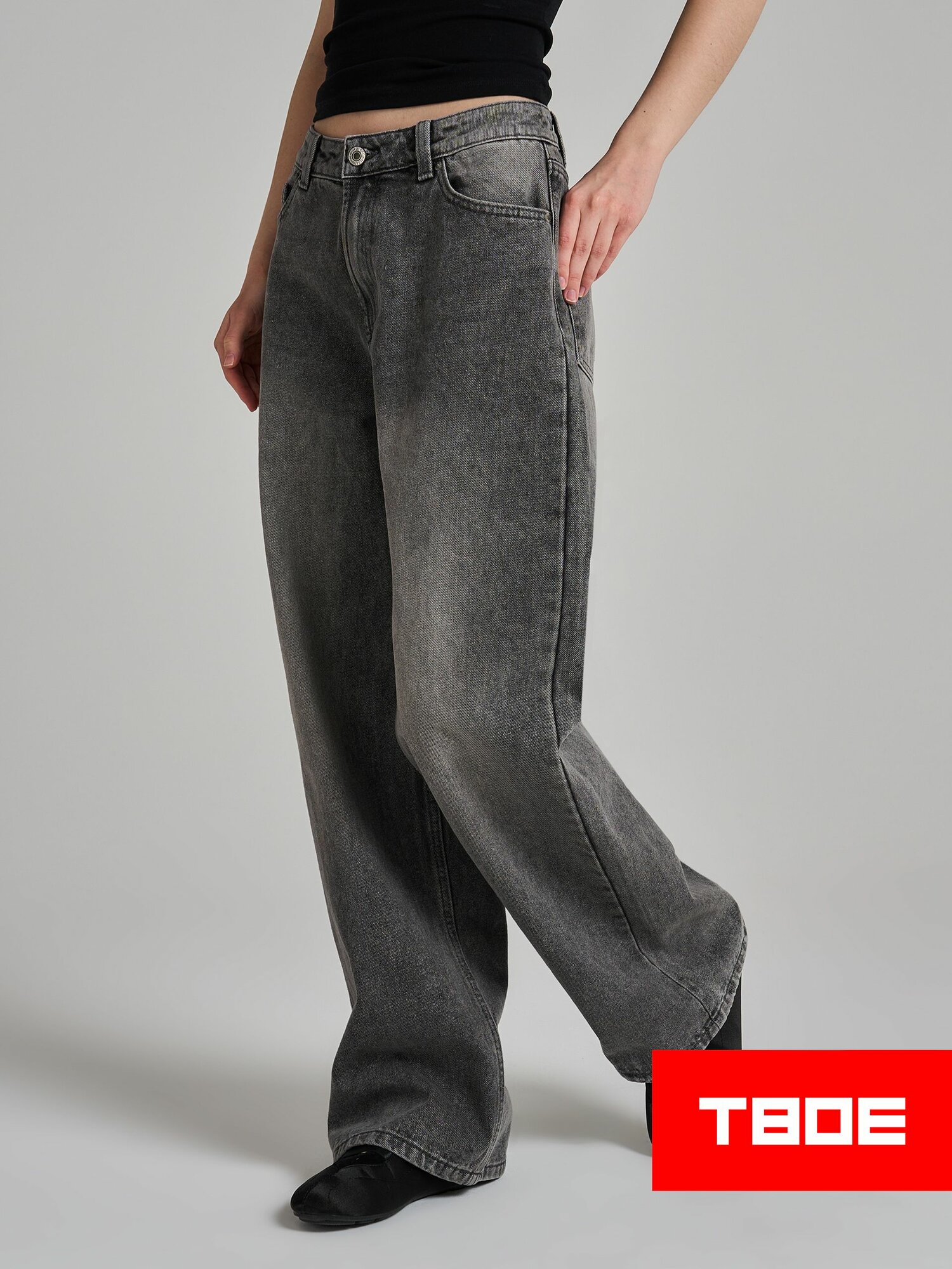 Джинсы багги 