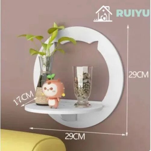 Полка Настенная Угловая, 30.5х30.5х10 см, 1 шт.