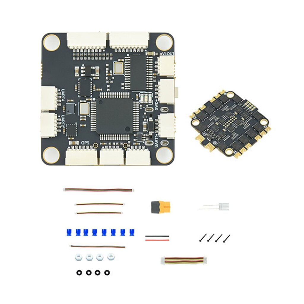 Контроллер полета Precisions F405 для беспилотных летательных аппаратов с процессором STM32F405, поддержкой нескольких датчиков и конструкцией стека 30x30