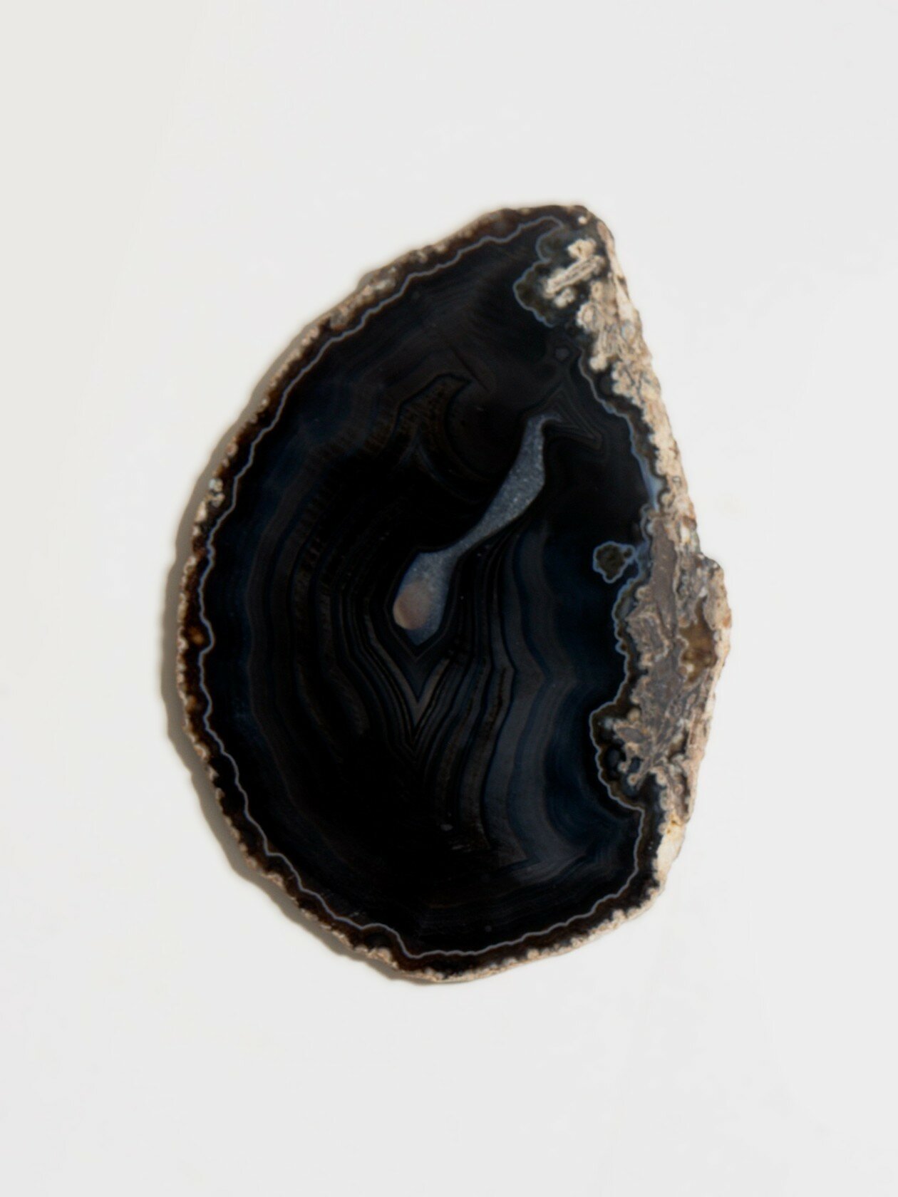 Интерьерный срез агата QUARZ, 15 см, натуральный камень, 1 шт.