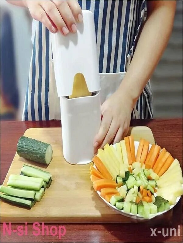 (Ручная) Картофелерезка / Машинка для резки картофеля фри из нержавеющей стали / Овощерезка