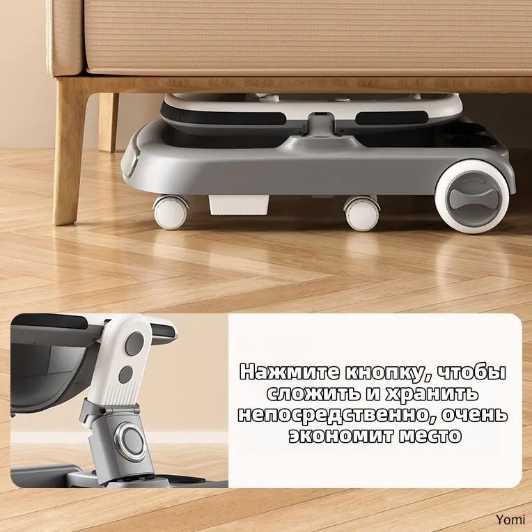 Детские ходунки Babywalker Черный стиль для малышей с игровой панелью, регулировкой высоты сиденья и световыми эффектами — фото 1