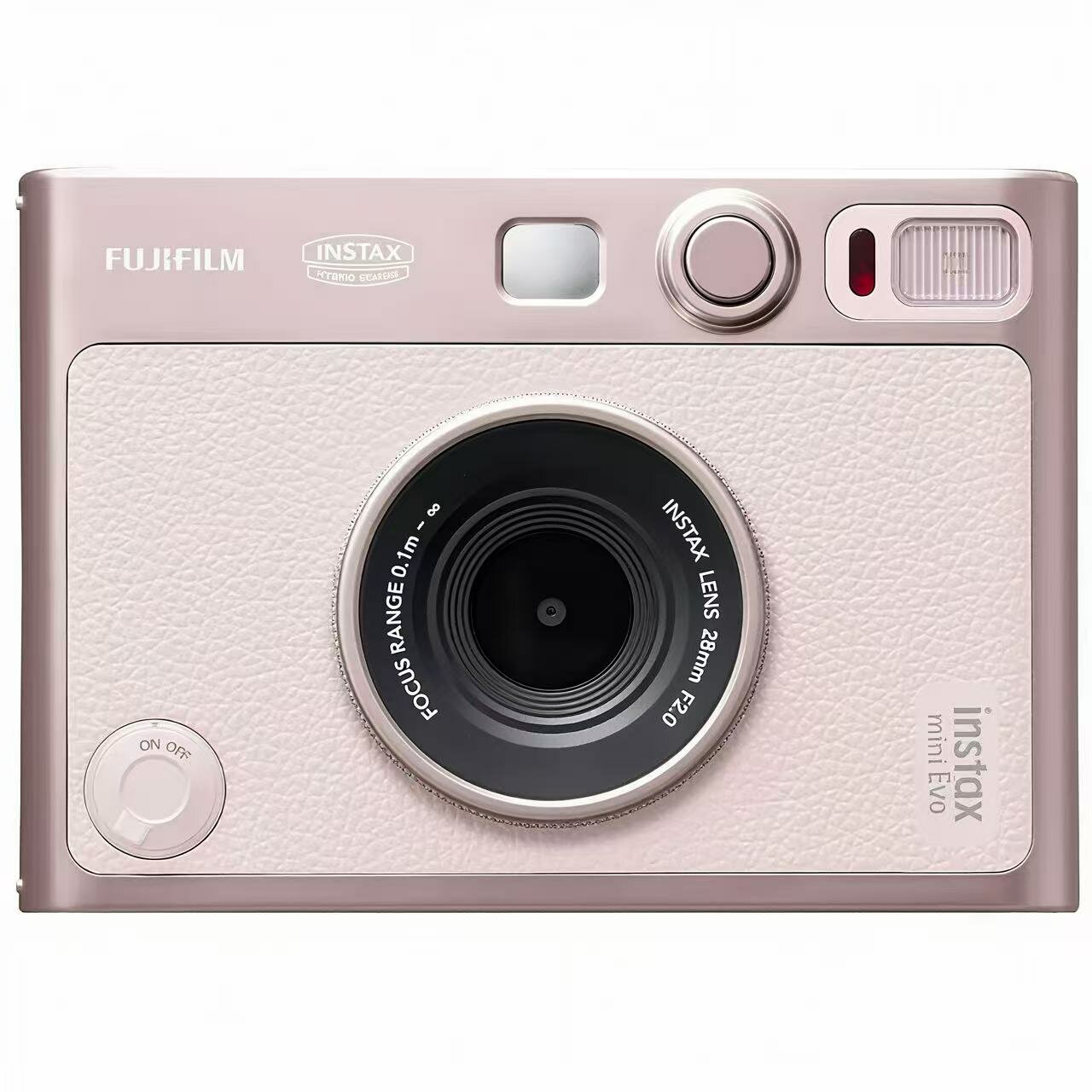 Фотоаппарат моментальной печати Fujifilm Instax Mini Evo. печать снимка 62x46 мм Светло-розовый