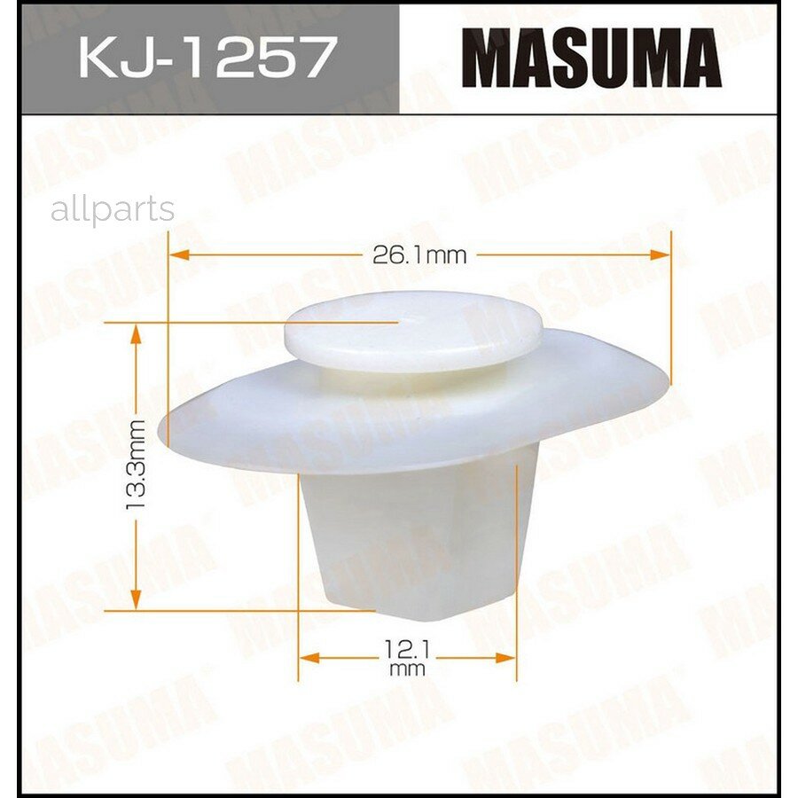 MASUMA KJ-1257 Клипса TOYOTA, LEXUS