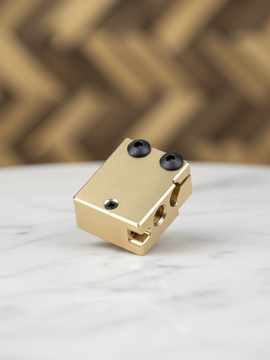 Нагревательный блок для E3D Volcano латунный (HS)