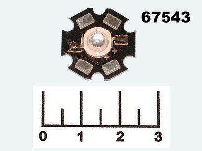 Светодиод LED 1W зеленый LXHL-G1S