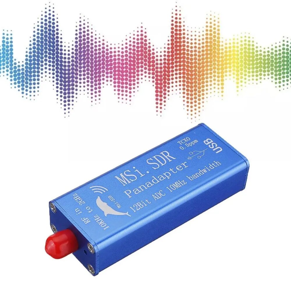 Приемник SDR MSI-SDR 2GHz для радиолюбителей, 10KHz-2GHz, USB, разноцветный — фото 1