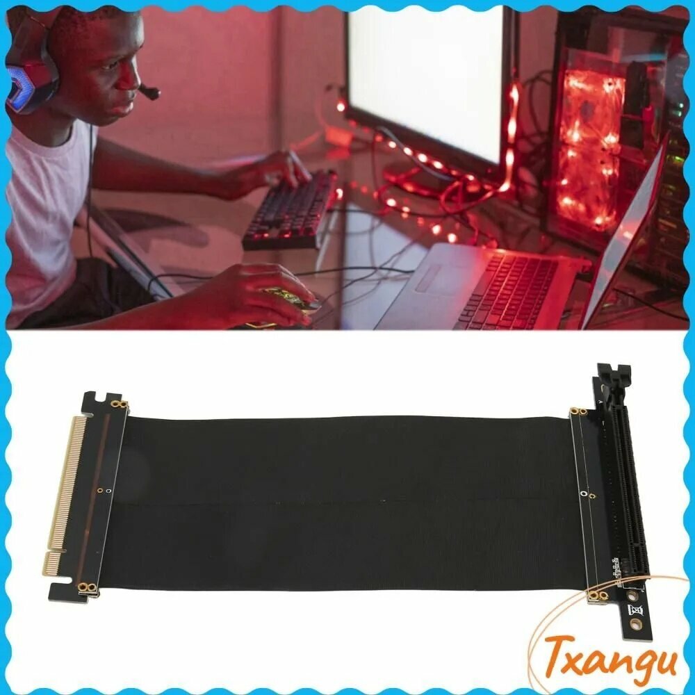 PCIE 3.0 X16 Кабель, Удобный Угол, Для GTX и RTX Серий