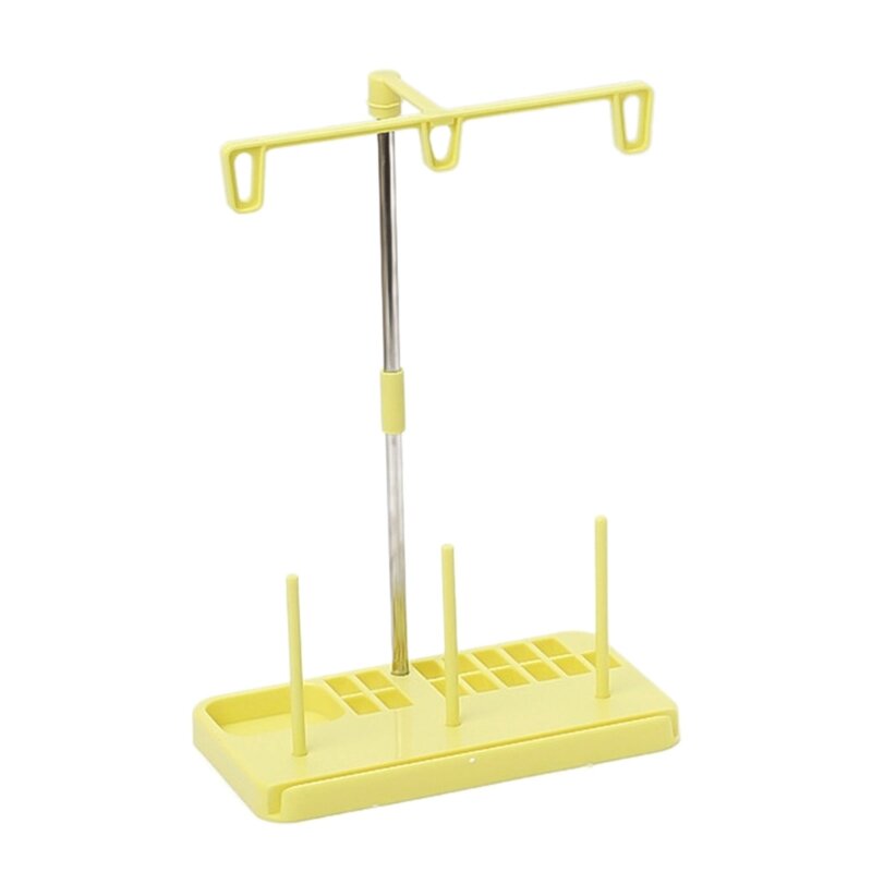Съемная проволочная подставка для бытовой швейной машины-светло-желтый