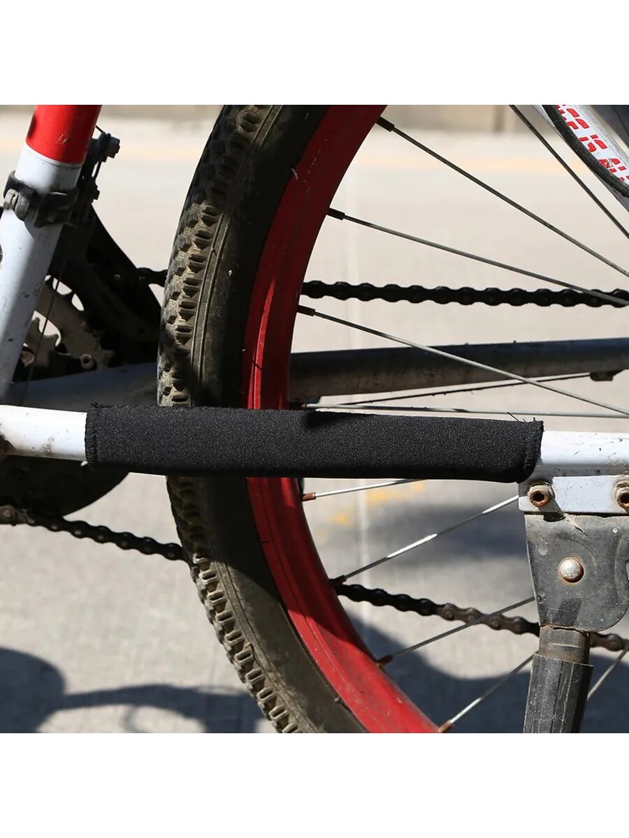 2шт Чехлы для цепи байка, защита, наклейки