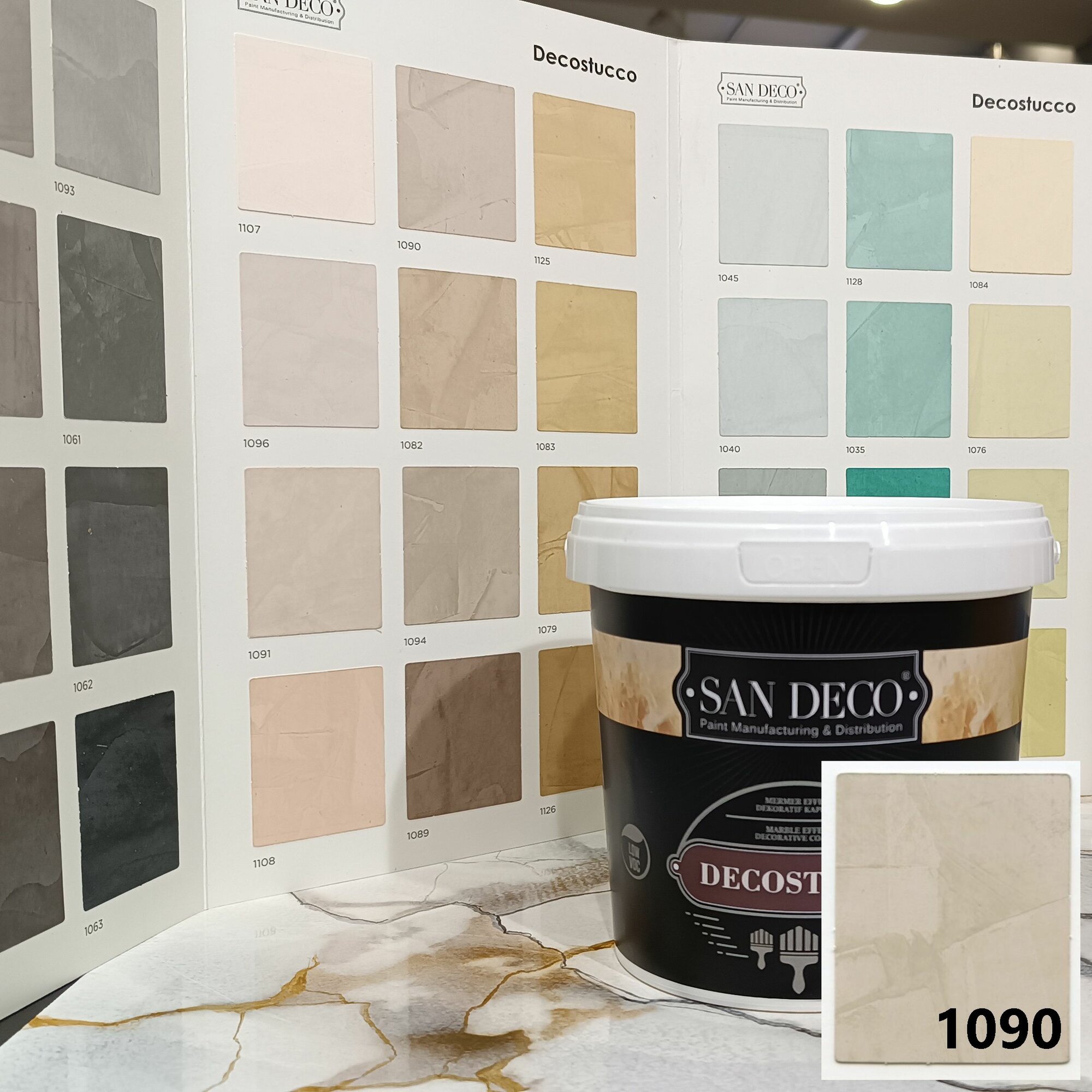 Декоративная венецианская штукатурка с имитацией мрамора "Венецианка" Decostucco 1кг