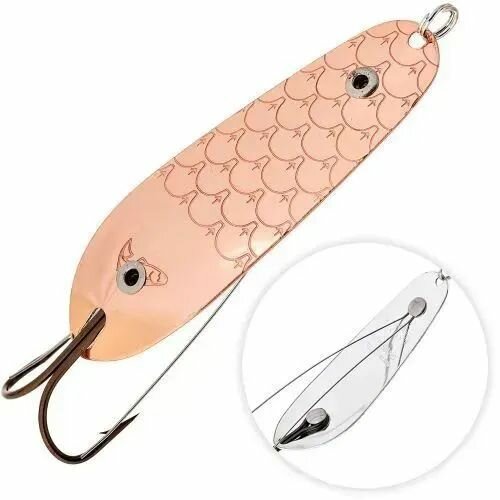 Блесна Kuusamo Rasanen 70мм 10г Двойник-Незацепляйка#Цвет C-S